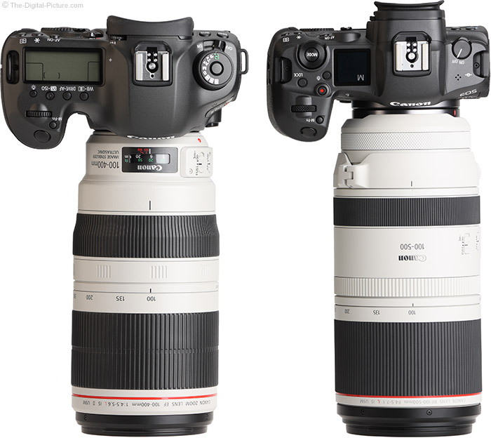 Canon RF 100 500 Lens Compared To EF 100 400 Lens With Cameras Canon RF 100 500 Lens Compared To EF 100 400 Lens With Cameras