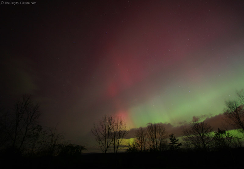 Rainbow at Night - Northern Lights Picture