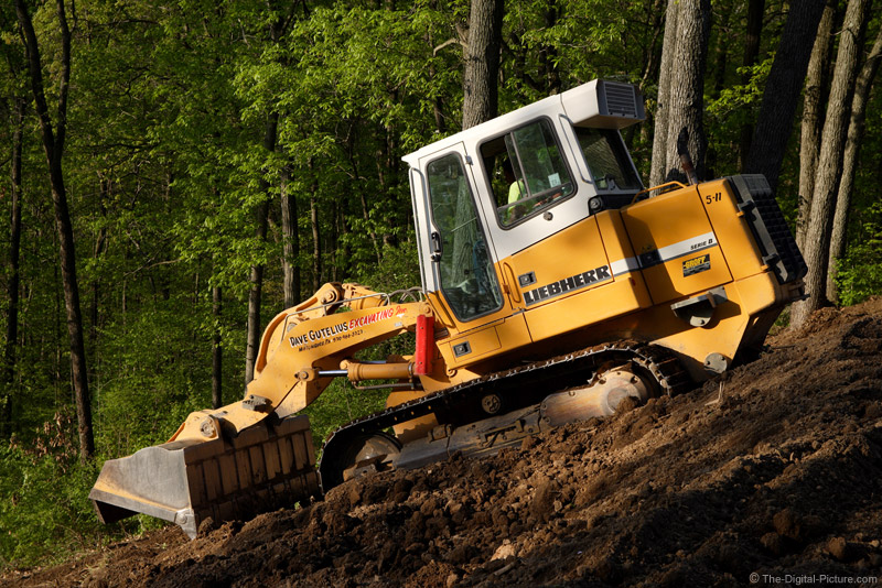 Liebherr Track Loader at 70mm