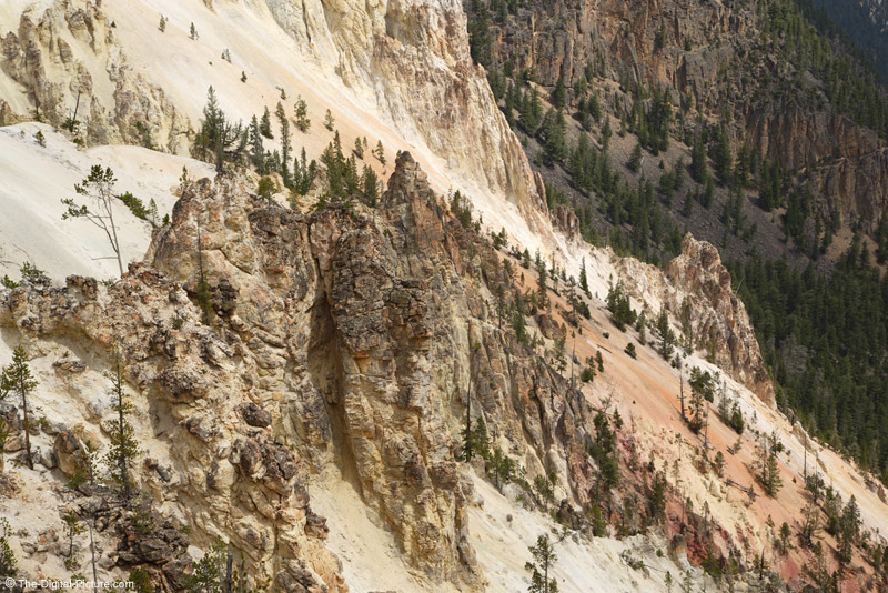 Yellowstone Canyon Wall