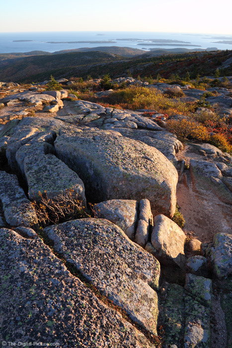 Rocks Leading to the Distant Ocean