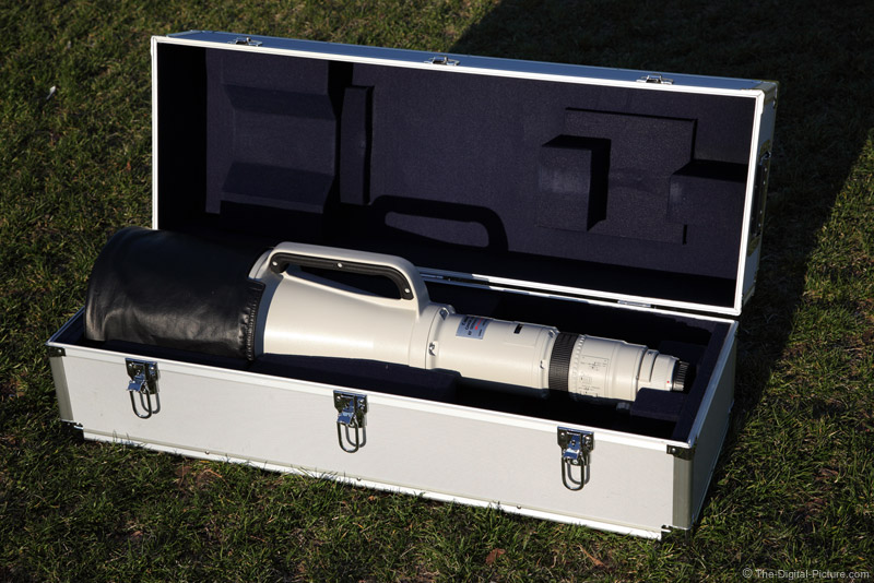 Canon EF 1200mm f/5.6 L USM Lens Aluminum Case - Opened