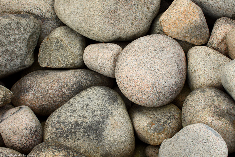 Surf-Smoothed Granite Rocks