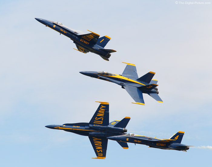 Blue Angels Break Formation