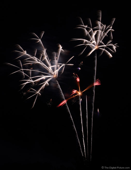 Three Fireworks Burst