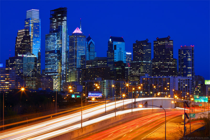 Spring Garden Street Bridge View of the City of Philadelphia